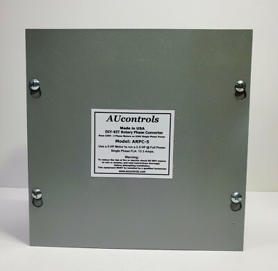 Phase Converters - Rotary Phase Converter Kit