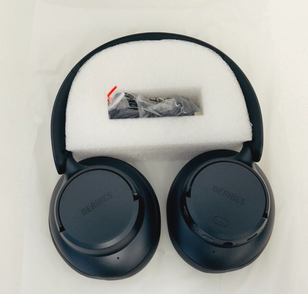 BERIBES WH305B Hybrid Active Noise Cancelling Headphones with ...