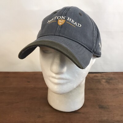 Hilton Head South Carolina Gray Cotton Strapback Baseball Cap Hat CH39 ...