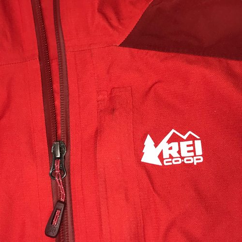 REI Red Rain Jacket Raincoat. Goretex. Size Women's XS Full Zip, Front ...
