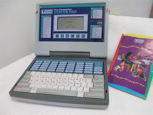 VTech POWER PAD PRE COMPUTER KIDS LAPTOP WORKS W/BATTERIES NO CORD | eBay
