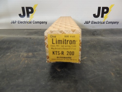 Bussmann Limitron KTS-R-200 Fast Acting Current Limiting Fuse 200 Amp ...