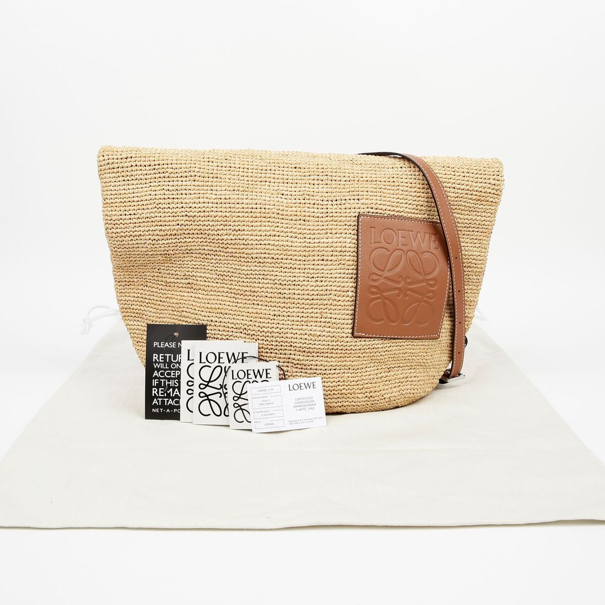 Loewe Raffia Calf Slit Tote Shoulder Bag 329 07 V81 | eBay Loewe Raffia Calf Slit Tote Shoulder Bag 329 07 V81 | eBay