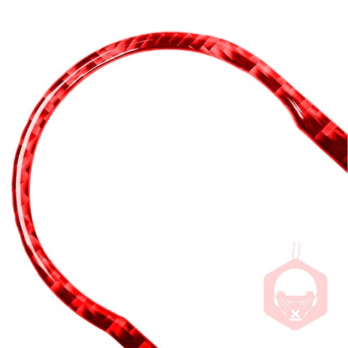 Red Carbon Fiber Central Console AC Switch Panel Trim For Mazda MX-5 ...