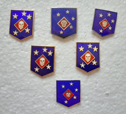 U. S. MARINE CORPS RAIDER SKULL & STARS MILITARY PINS (6) | eBay