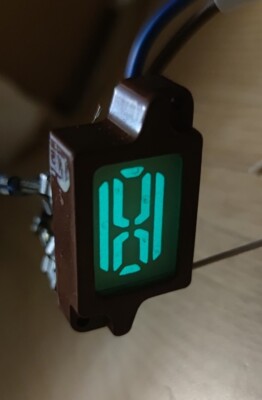 4x NEW Vintage IEL display electroluminiscent indicator neon VFD nixie ...