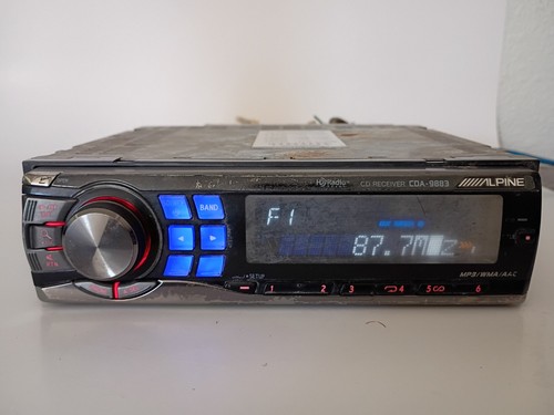 Alpine CDA-9883 Car Stereo Head Unit MP3/MMA/CD Radio Tested And Works ...