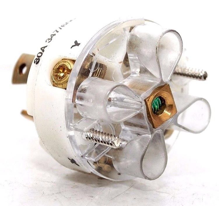 PASS & SEYMOUR L2330-P 30A 3 PHASE 347/600V TURNLOK PLUG HEAD! FAST ...