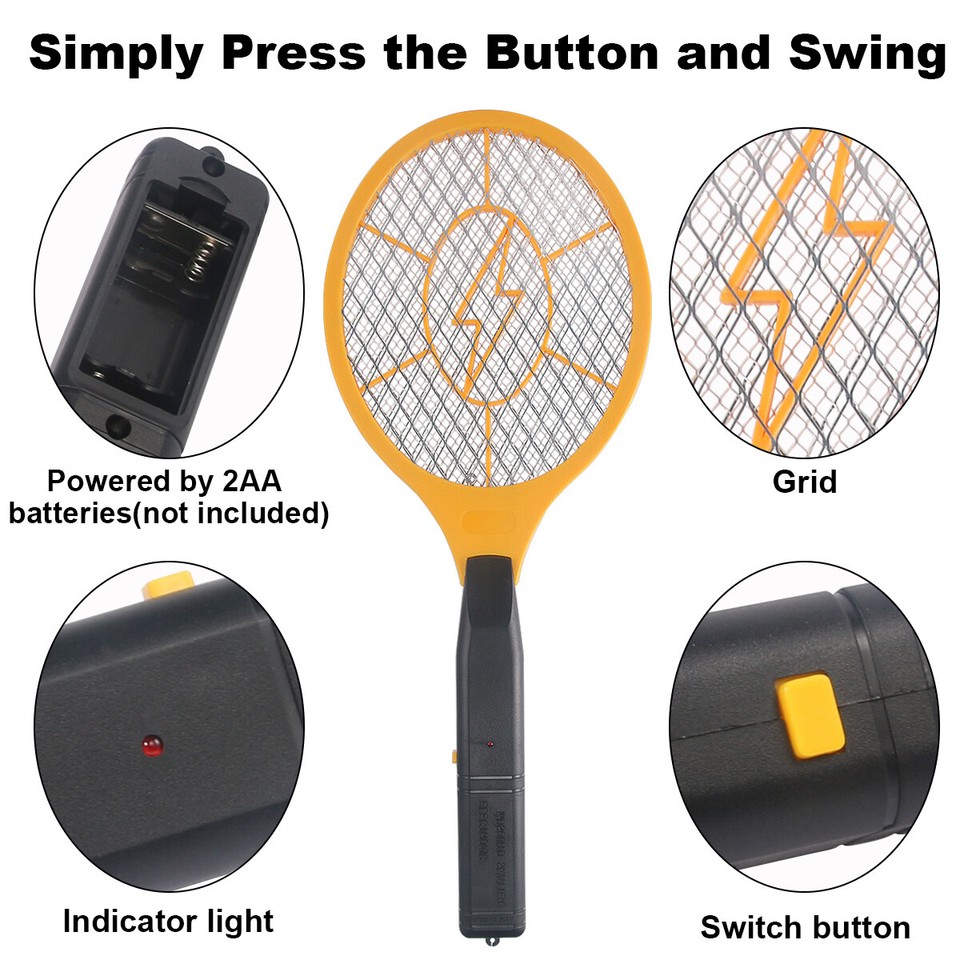 2Pack Bug Zapper Electric Fly Swatter Zap Mosquito Killer Pest Insect ...