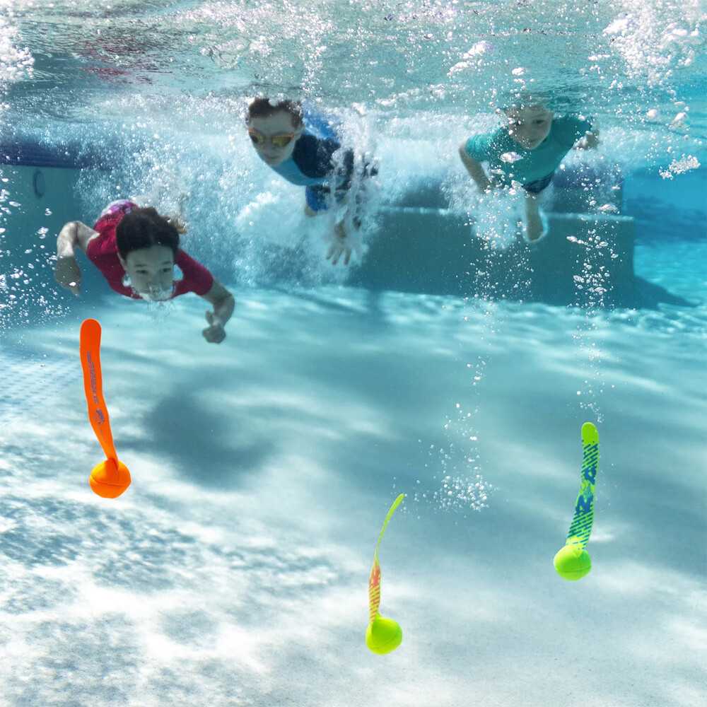 3pc Cooee Neoprene Swimming Pool Dive Streamers Kids/Children Water Toy ...