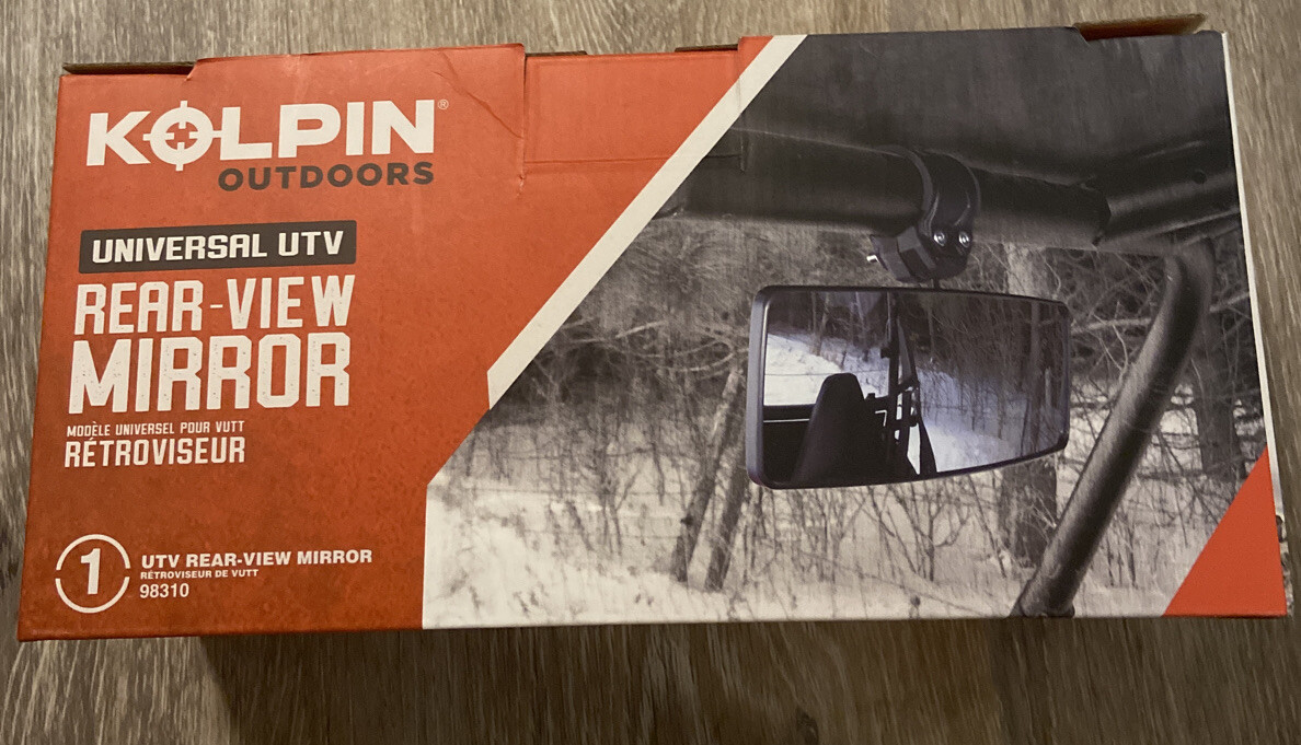 Kolpin UTV Rearview Mirror 1.62" to 2" Round Tube Cage 98310 | eBay