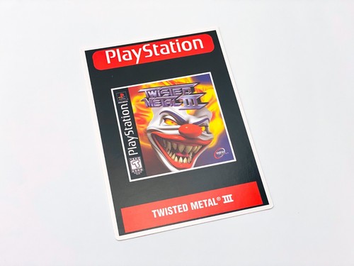 Twisted Metal III 3 (PS1) VIDPro Card [5x7 CARD ONLY] *AUTHENTIC | eBay