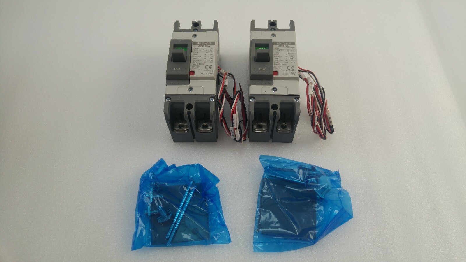 LS METASOL ABS 32c 15A MCCB CIRCUIT BREAKER LOT OF 2 | eBay