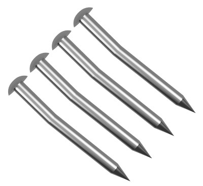 Polished and bent OFFICIAL BSA Pinewood Derby axles | eBay