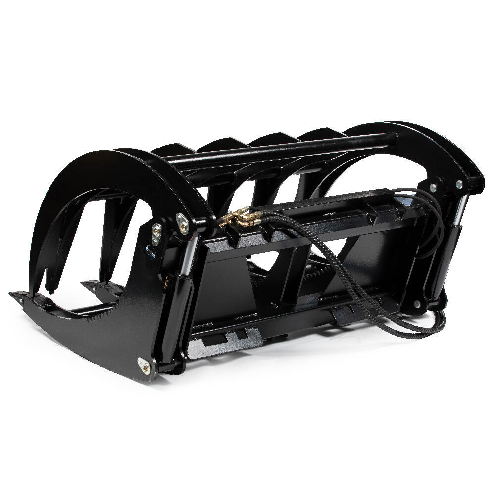 Titan Attachments Extreme Skid Steer Root Grapple Rake Attachment 60 ...