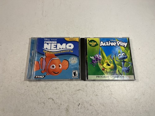 Disney Interactive PC CD-ROM Game Lot Of 2: A Bugs Life & Finding Nemo ...
