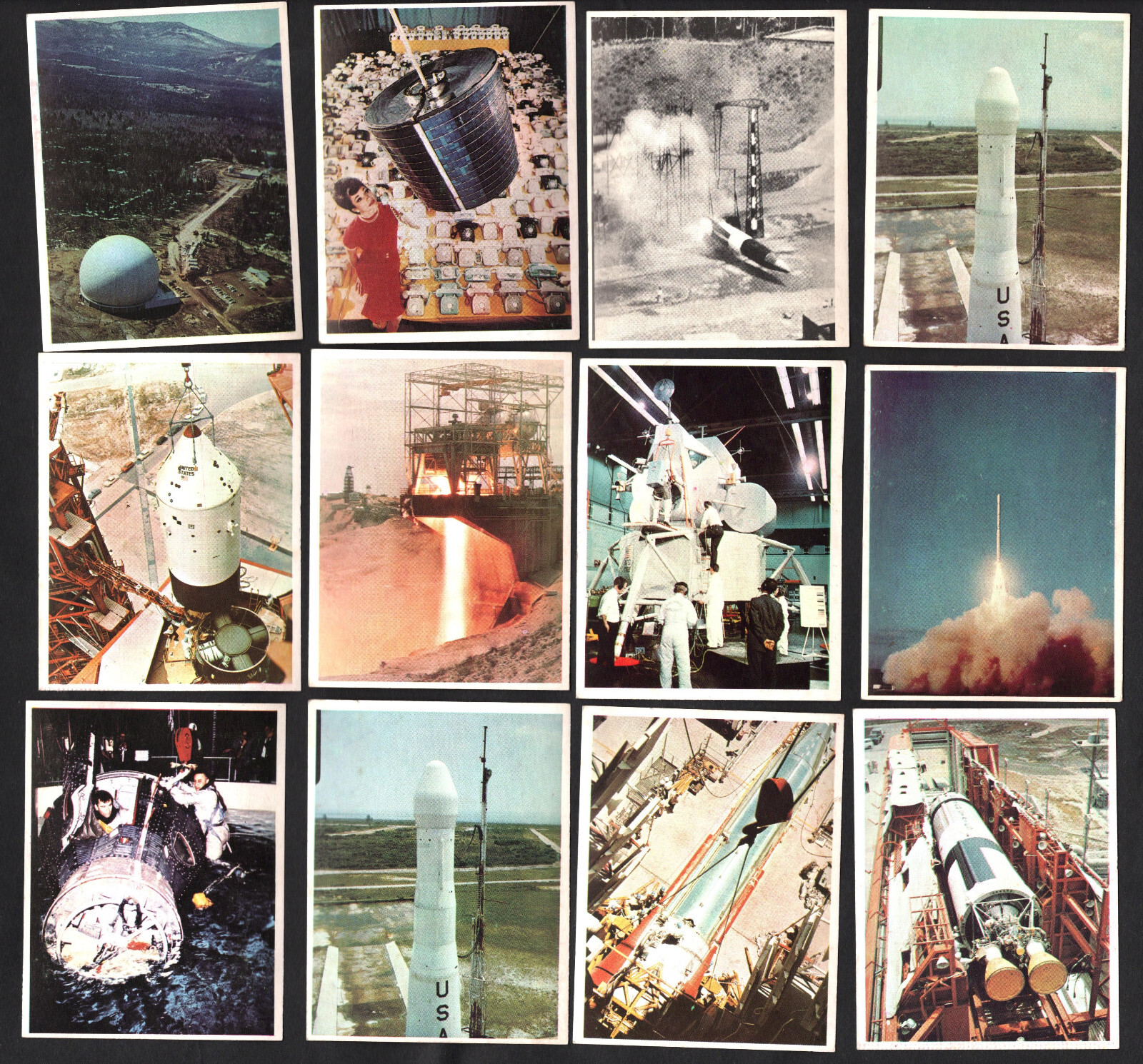 Space Exploration French Trade Cards 1970s Astronaut Gemini Titan ...