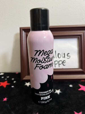 VICTORIA'S SECRET PINK MEGA MOISTURE FOAM COCONUT OIL MOISTURIZING BODY ...