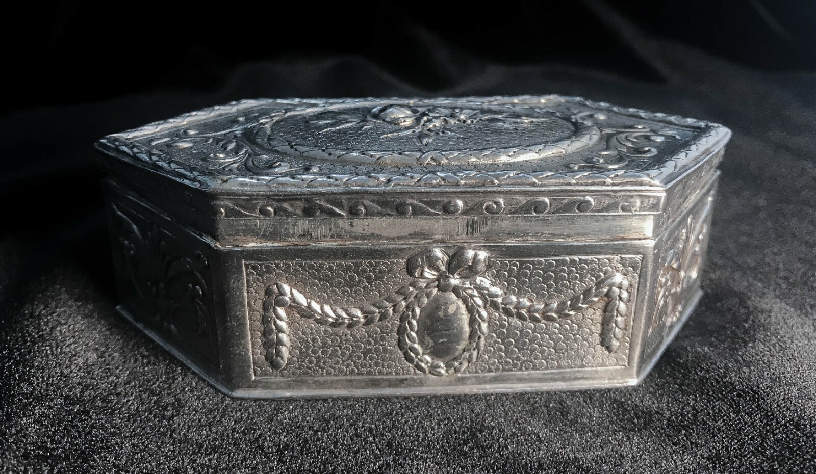 19thc German Hanau Silver Snuff Box, by Neresheimer & Sohne / Gerbruder ...