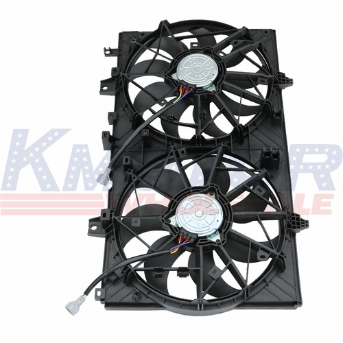 Dual Radiator AC Condenser Cooling Fan Assembly NI3115150 For 14-18 ...