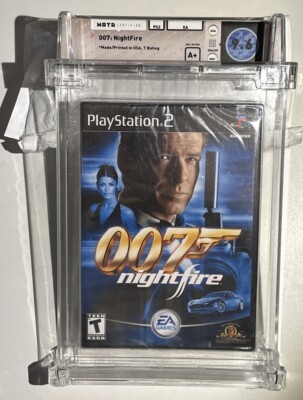 007: Nightfire - Playstation 2 PS2, 2002 EA 1st Print MINT! Sealed WATA ...