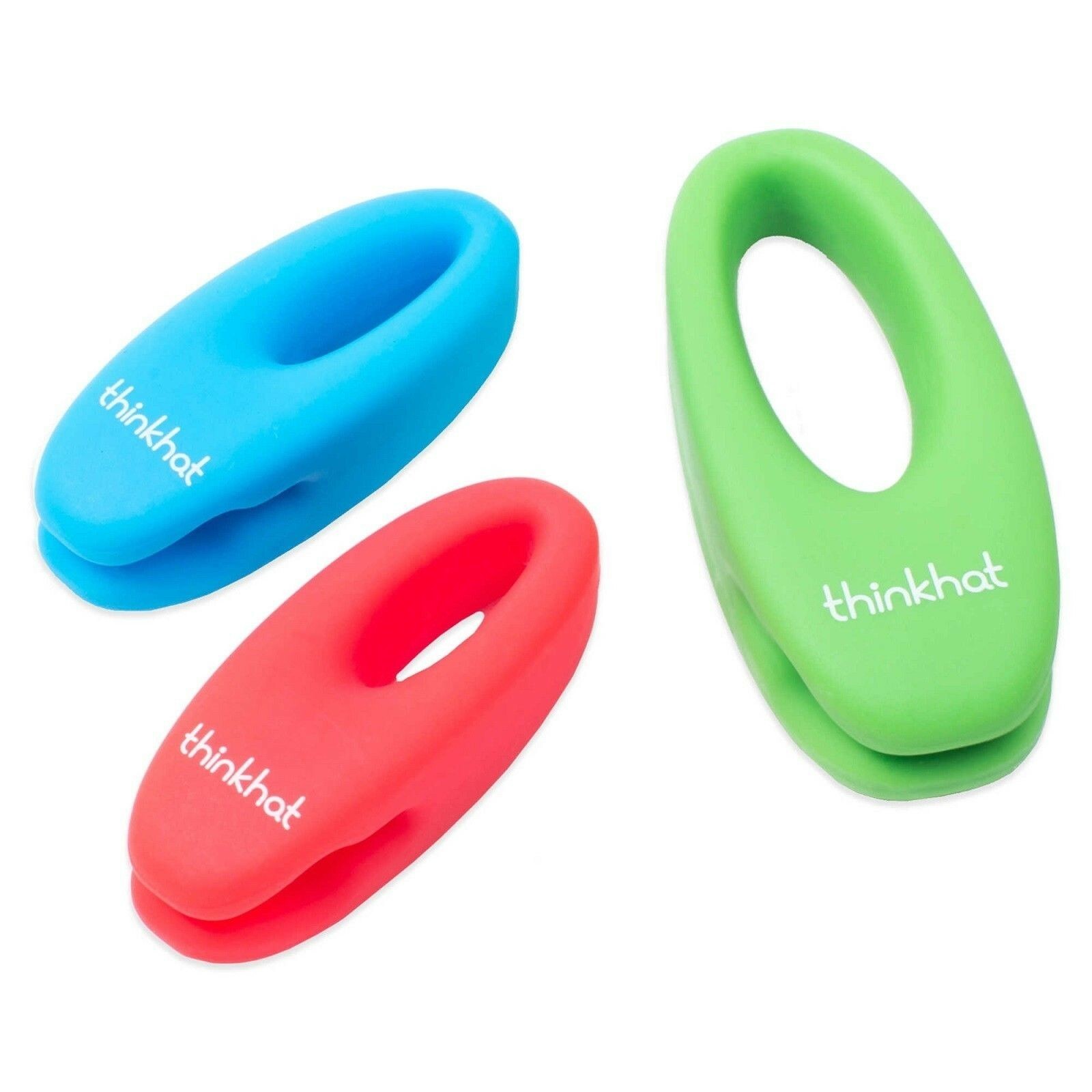 Thinkhat Set of 3 Heat Resistant Snug Utensil Clips Dishwasher Safe 2 ...