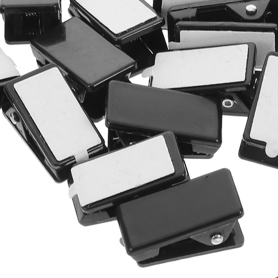 20 Pcs Plastic Sticky Clip Self Adhesive Wall Clip for Photos Posters ...