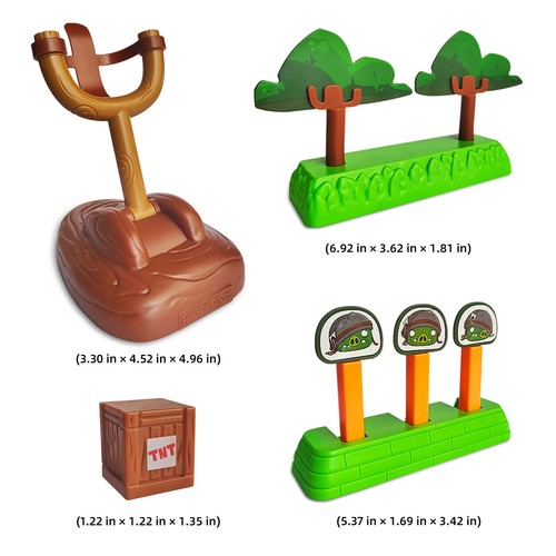 ROLOSO Newly Licensed Angry Birds Toys Playsets Build N’ Launch ...