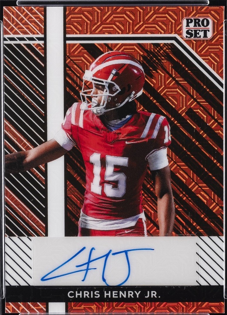 2024 Leaf Metal Collective - Pro Set Autographs Chris Henry Jr. #RPSA ...