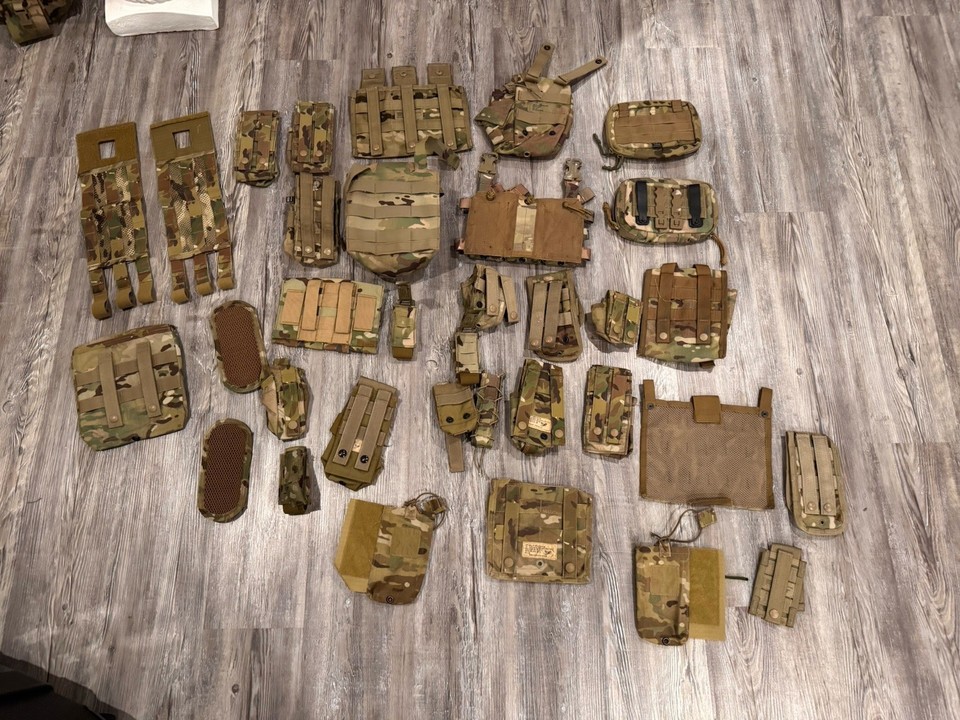 OLDGEN SOF Eagle industries Kit Multicam Pouches Carrier Rig CAG Lot ...