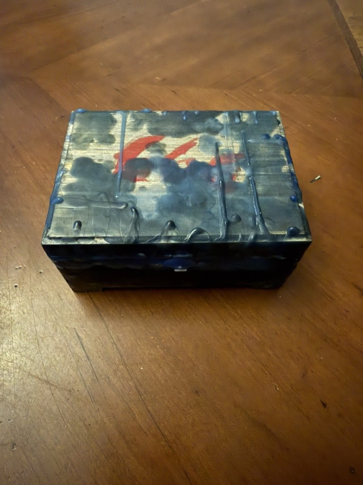 A Deeply Cursed Dybbuk Box — Blue Wax Seal, Violent Energy Within | Be ...