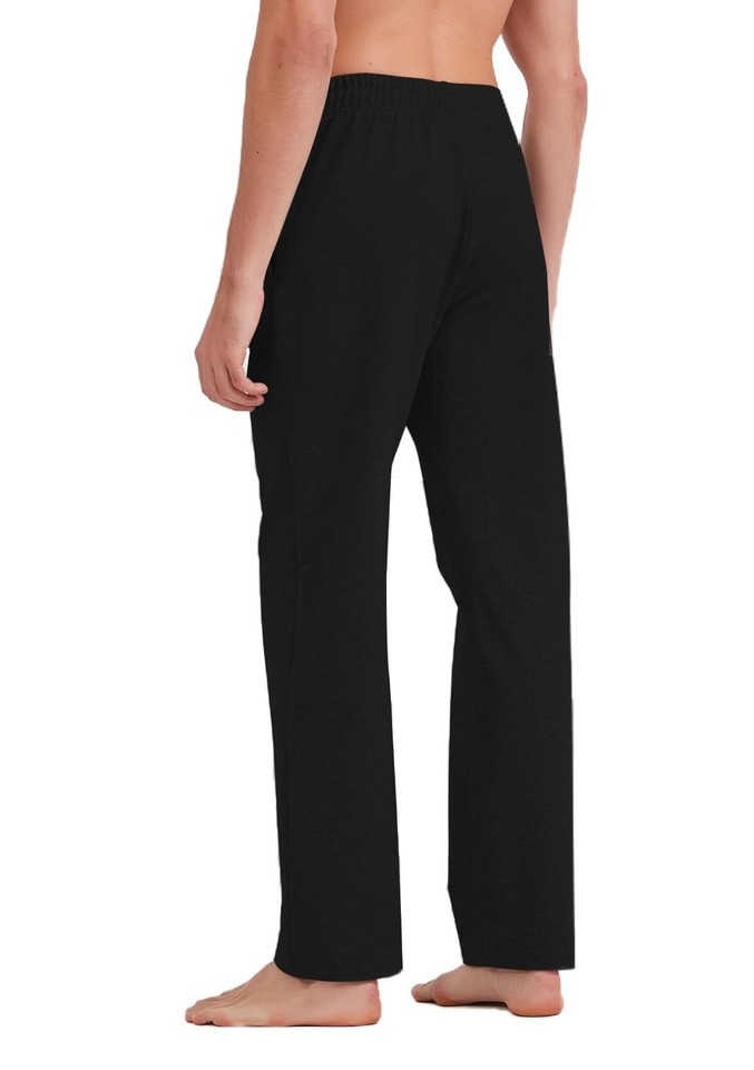 36 Inseam Mens Tall Sweatpants Open Bottom Joggers Casual Loose Fit ...