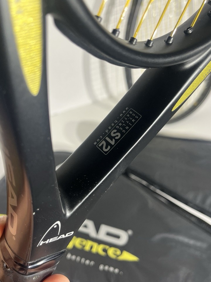 PAIR of HEAD Intelligence i.S12 Tennis Racquets Oversize 115 Power ...