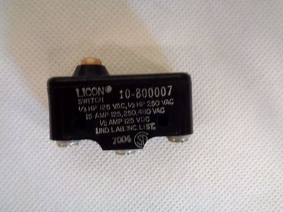 NEW LICON 10-80000-7 MICRO LIMIT SWITCH | eBay