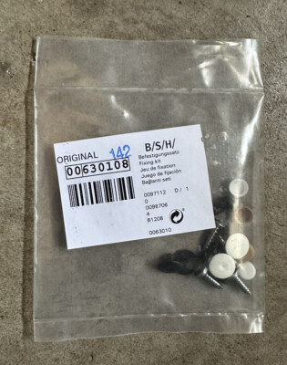 OEM Bosch 00630108 Appliance Fixing Kit PS8729366 3278576 | eBay