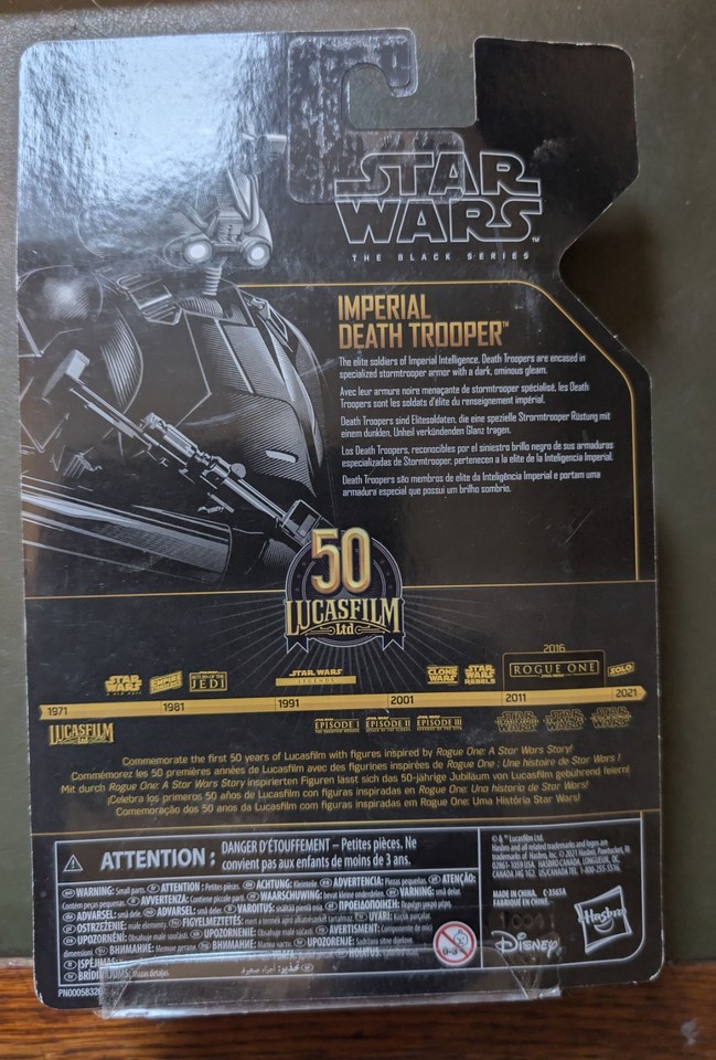 Star Wars Black Series 6” Archive Imperial Death Trooper BNISB | eBay UK