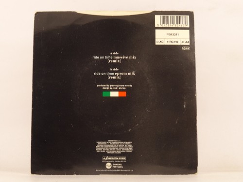 BLACK BOX RIDE ON TIME (REMIX) (125) 2 Track 7" Single including ...