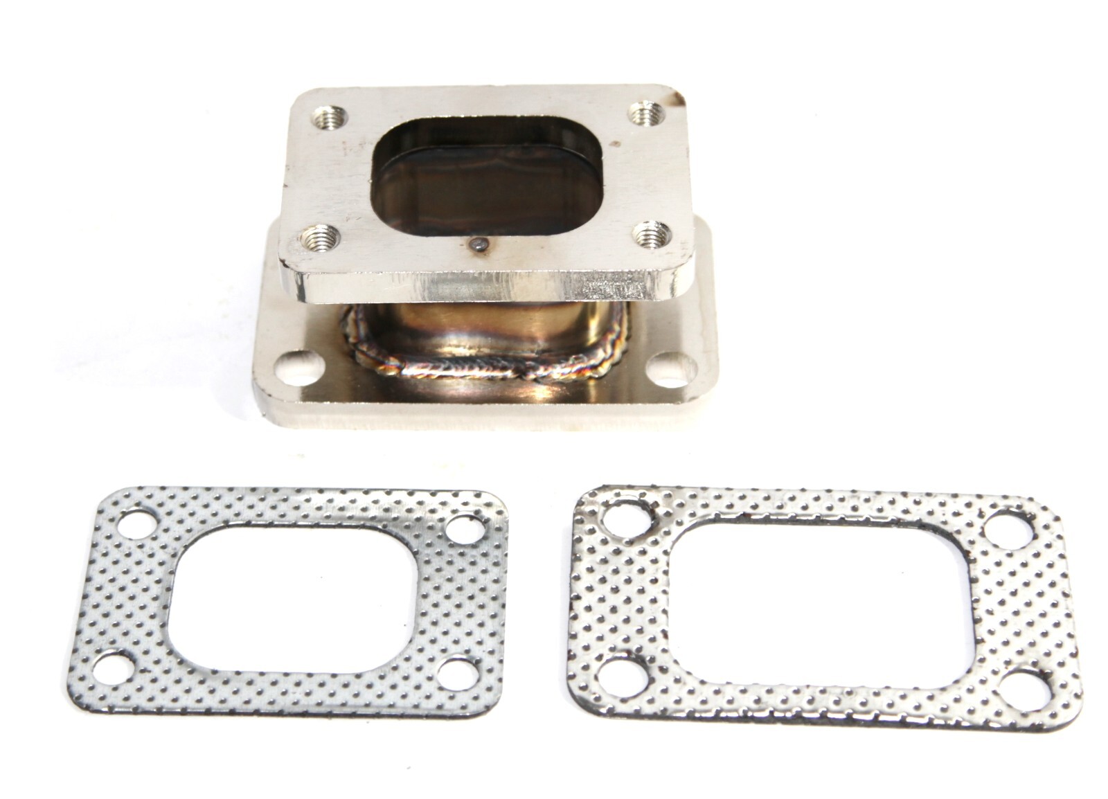 For 2" Height T3 flange to T2 Flange SS Turbo Conversion Adapter ...