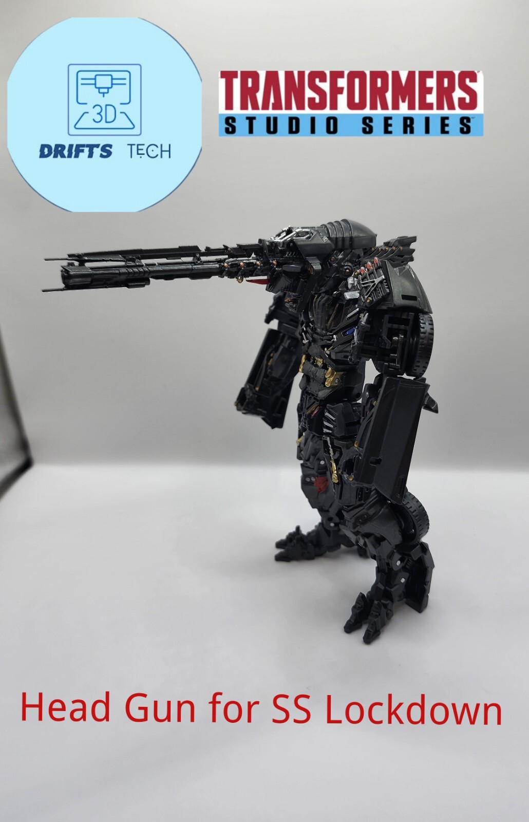 Head Cannon for Transformers Studio Series 11 Lockdown Upgrade Kit | eBay