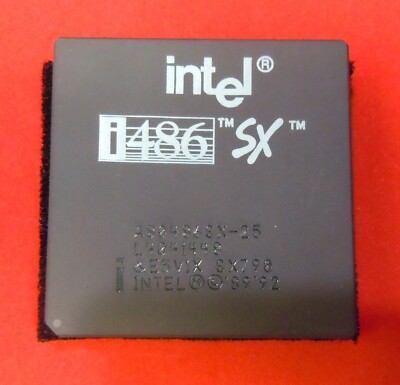Intel i486 SX Microprocessor (25 MHz Version) #2 | eBay