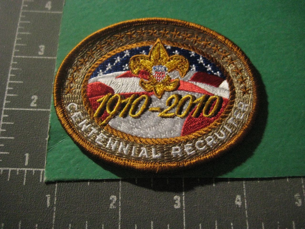 *BSA NATL.OFFICIAL CENTENNIAL RECRUITER PATCH~FULLY EMBROIDERED-NEW ...