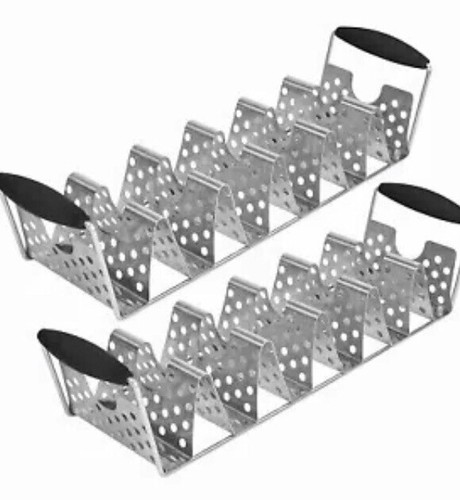 Blackstone Stainless Steel Taco Holder Racks w/ Handles #5551 (Set of 2 ...