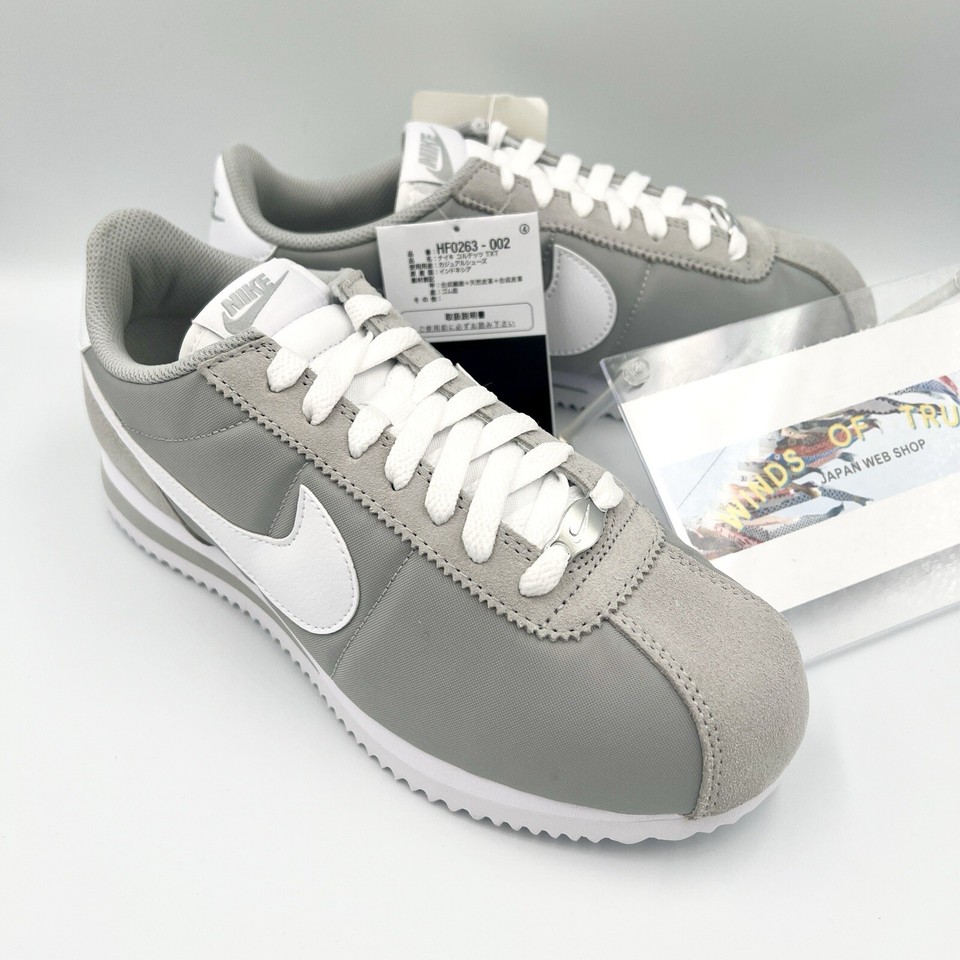 Nike Cortez TXT "Flat Silver/White" HF0263-002 Men's Sneakers US 6-13 ...