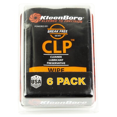 Kleen-Bore, CLP Wipe, Powered By Break Free, Cleaning Wipes, 6 Pack | eBay