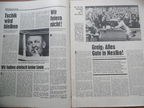 KICKER 89 - 6.11. 1969 * Hannover 96 schützt Cajkovski Gerhard Neef ...