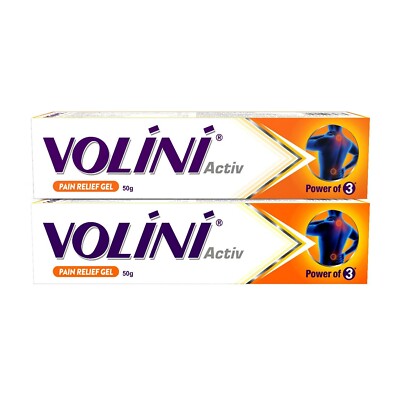 Volini Activ Pain Relief Gel 50 Gm Pack of 2 |Fast Absorption | eBay