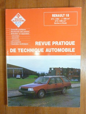 R18 Ess 82- Revue Technique RENAULT Etat - Bon Etat Occasion | eBay