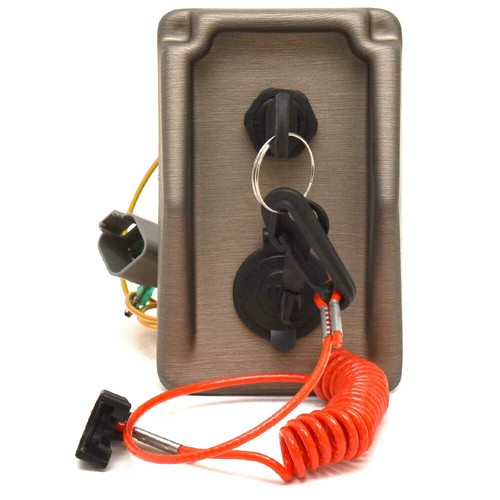 Triton Boat Outboard Ignition Panel 302382 | 260 LTS Pro Taupe Brushed ...