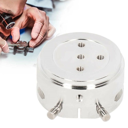 Steel Metal Watch Movement Holder Base Stand Watchmaker Repair Tool For ...