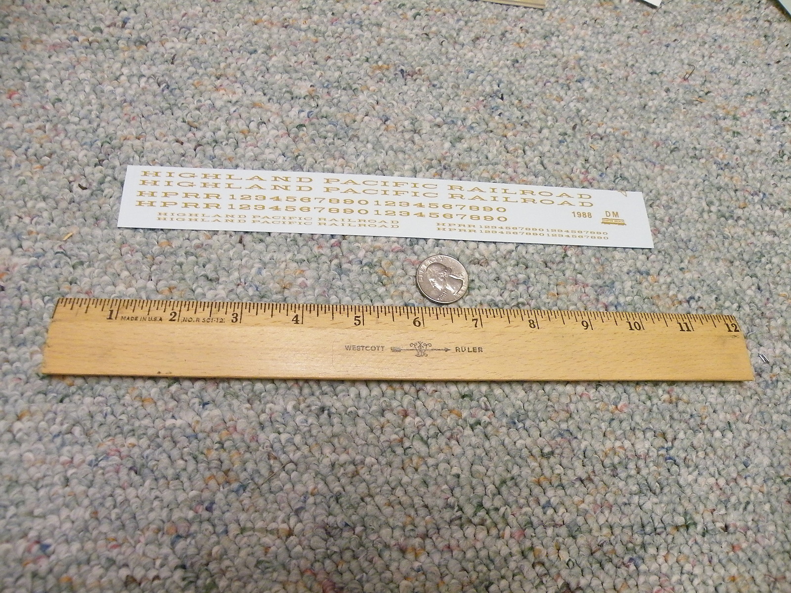 Herald King decals Large Scale O G S Gauge Highland Pacific Railroad ...